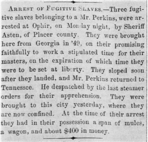 Fugitive Slave Acts · Conflict during the California Gold Rush · Santa ...