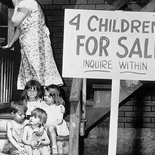  4 Children For Sale Great Depression Santa Clara University